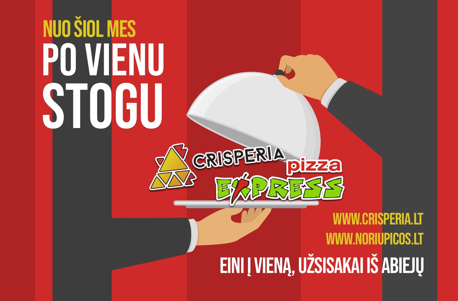 Aplenk alkį su Express Pizza ir Crisperia