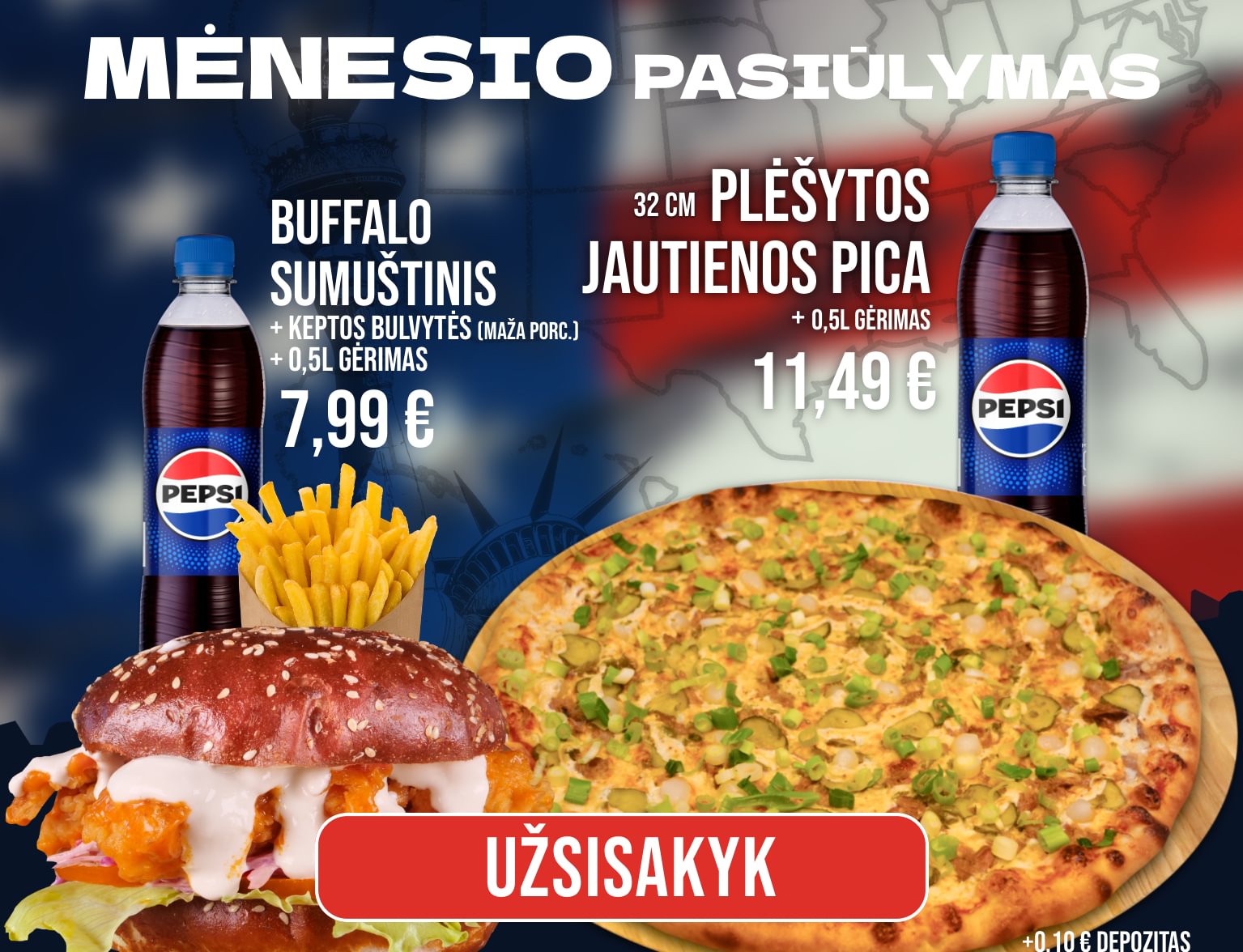 Aplenk alkį su Express Pizza ir Crisperia